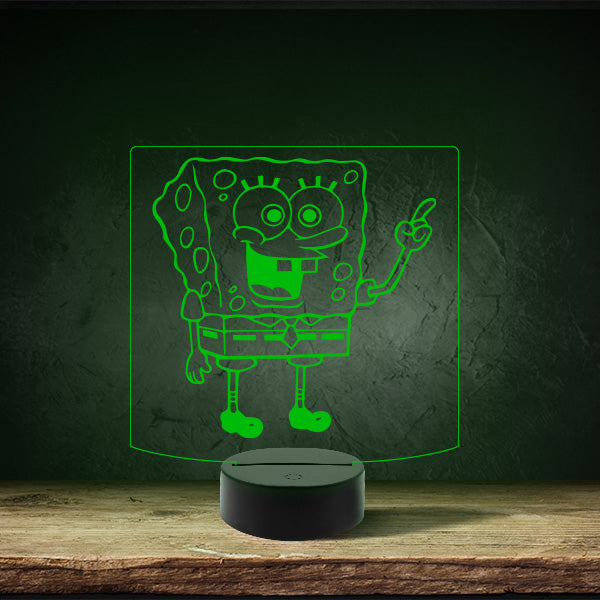 Spongebob - Puck Base LED Light – Schninja.com - Custom LED Lights